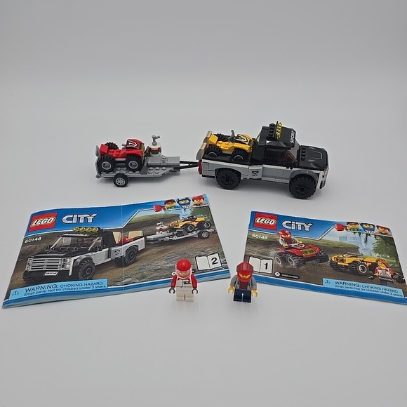 Lego | Toys | Lego City 648 Atv Truck With Trailer And Atvs As Pictured ...